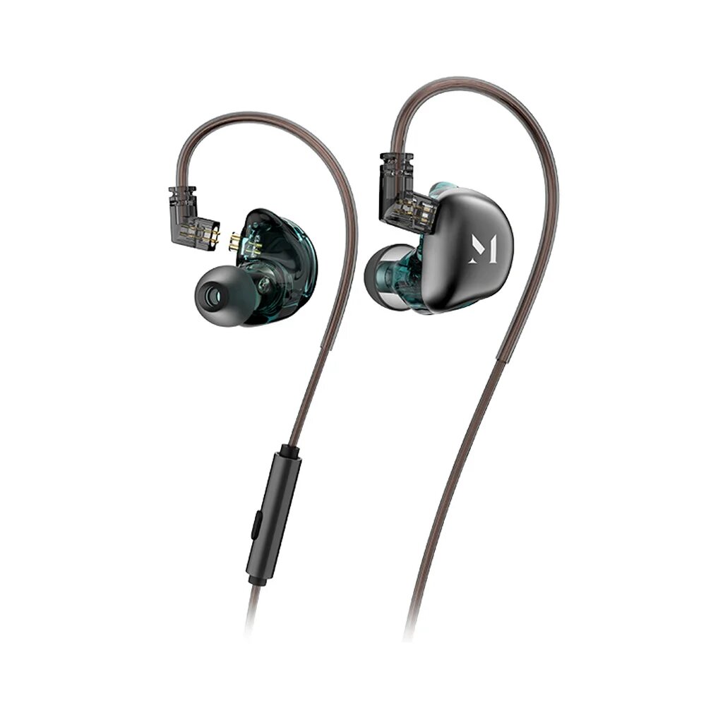 Наушники Music Public Kingdom IEM100M with mic black проводные внутриканальные с динамическим драйвером
