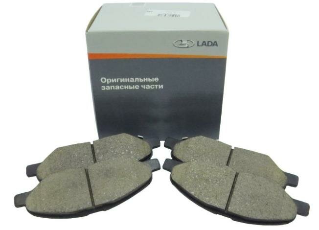 Колодки тормозные ВАЗ 2180 Lada Vesta NG 22-; Nissan Note 06-; Mazda Familia 07- передние АвтоВаз