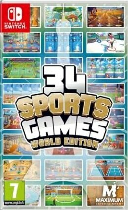 34 Sports Games - World Edition [Nintendo Switch, английская версия]