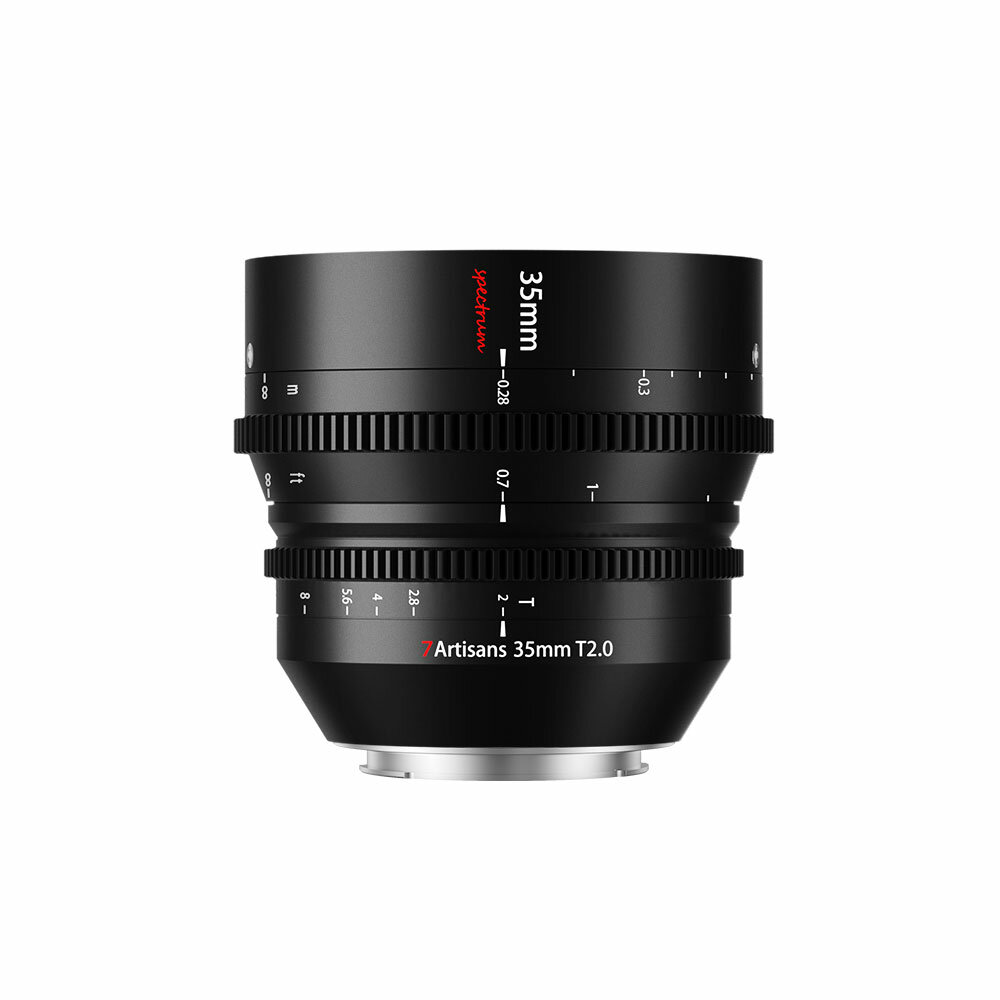 Кинообъектив 7Artisans 35mm T2.0 для Sony E Металл