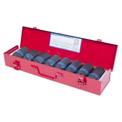 6410MP03 Набор ударных глубоких торцевых головок 3/4", шестигранные, 24-38 мм 8 предметов KING TONY 6410MP03