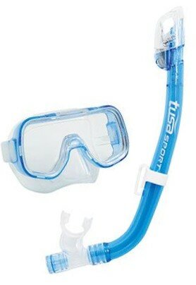 Комплект детский маска-трубка с сумкой Tusa UCR-2022