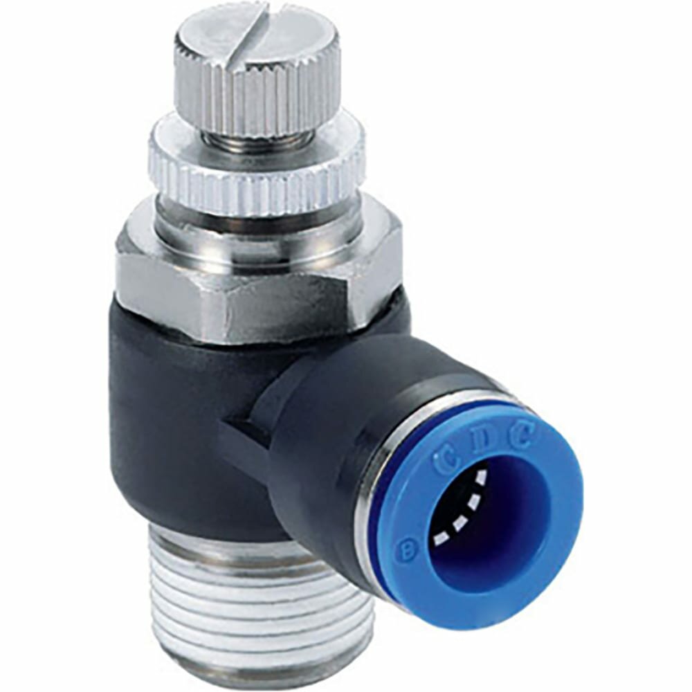 Дроссель с обратным клапаном 4 мм M5 CDC Pneumatics NSC 04M5N