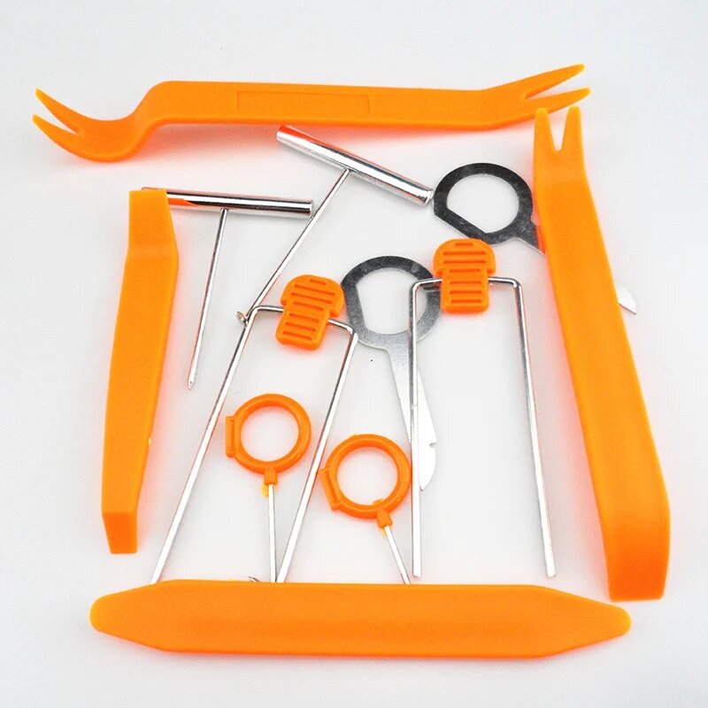 12 шт, набор инструментов для снятия магнитолы Mercedes-Benz A B C E S G M ML GLK CL CLK CLS E GL R SL