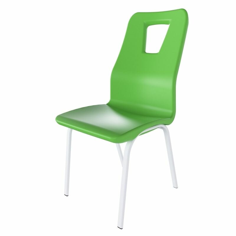 Стул со спинкой для кухни, дома, офиса, пластиковый стул для дачи и сада