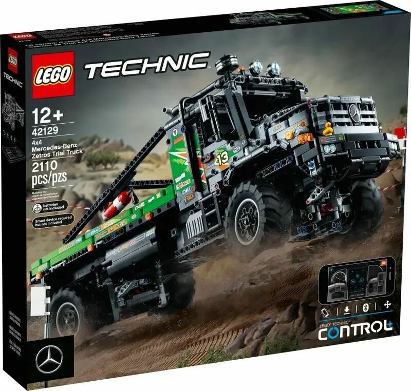 "Хочу Лего" / LEGO Technic 42129 - Полноприводный грузовик Mercedes-Benz Zetros 4x4