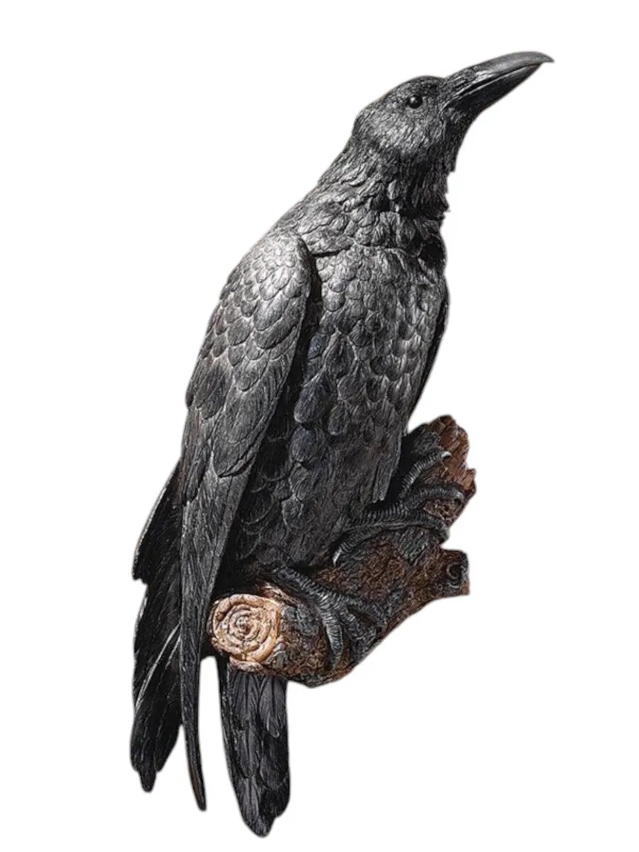 Ворон настенная декорация статуэтка