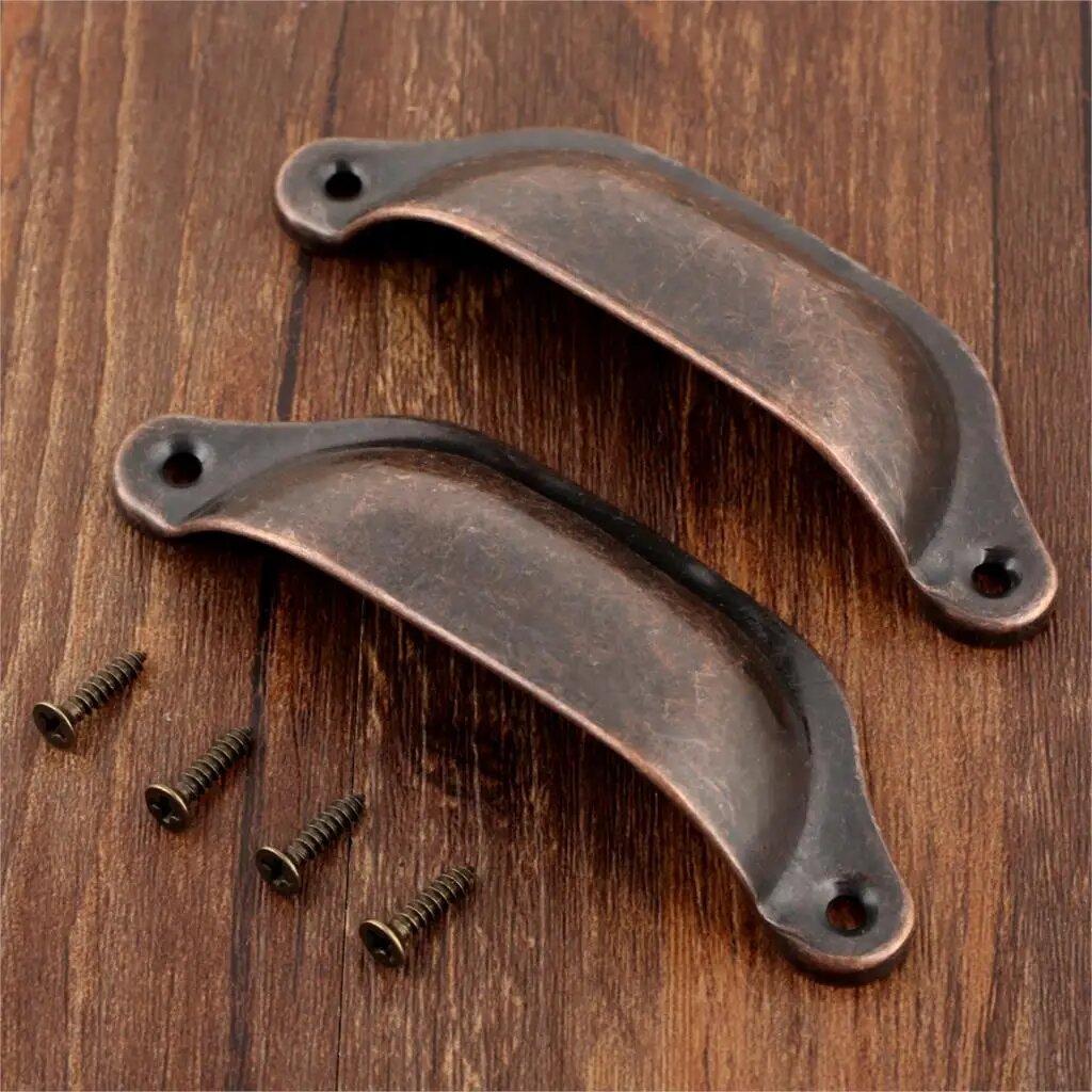 Ретро ручки для шкафов, 2 шт, цинковый сплав B