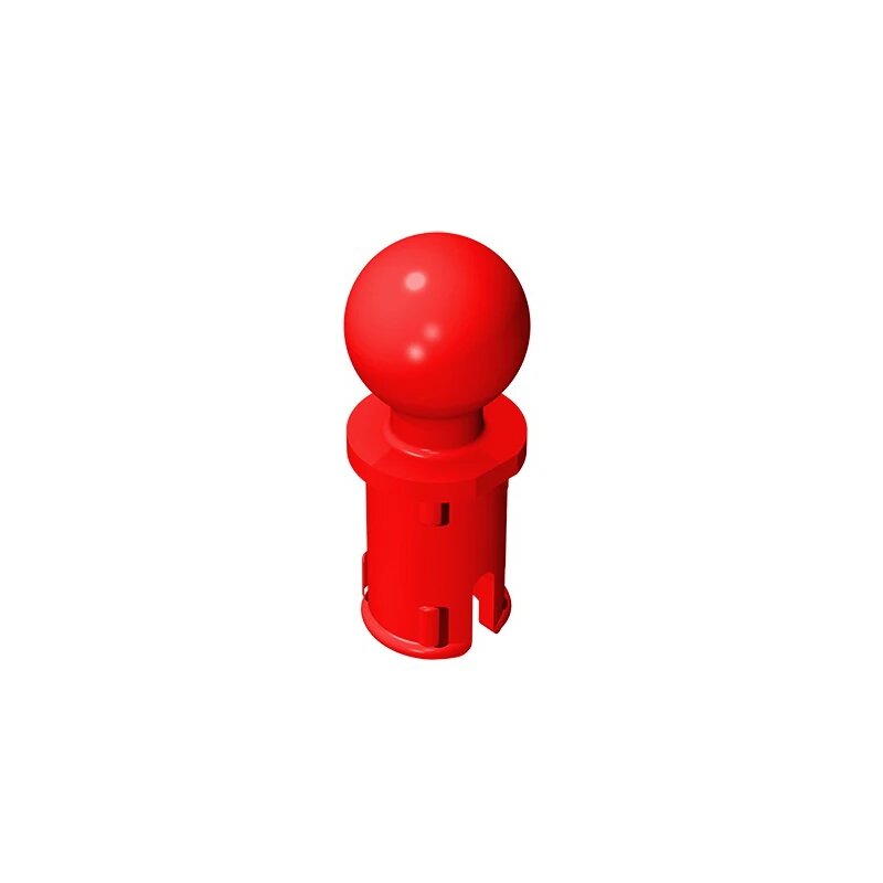 Красный пластиковый блок Gobricks, Цвет: 010