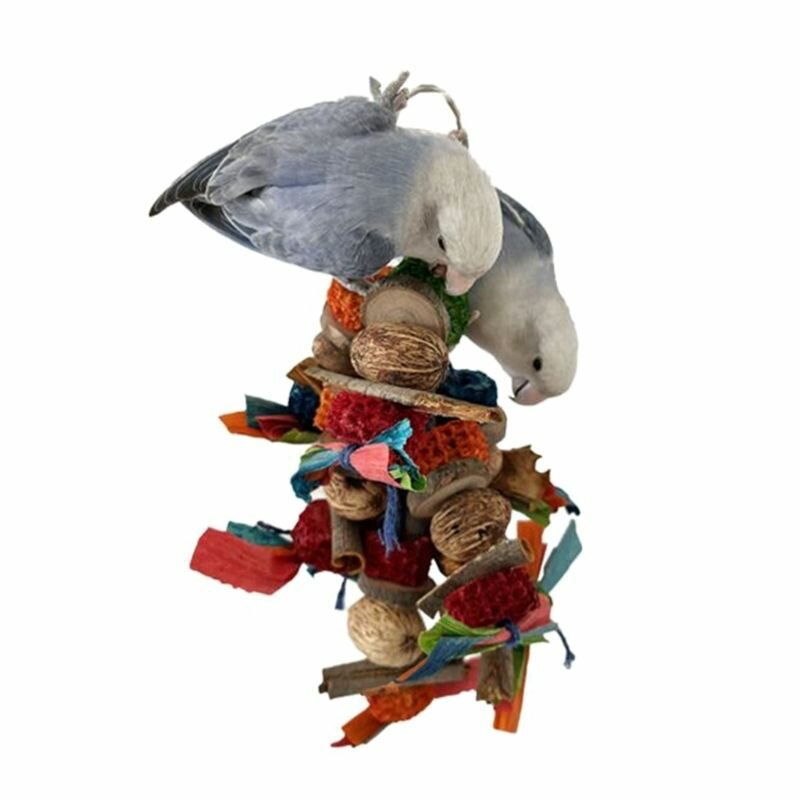 Игрушка для попугаев из ротанга