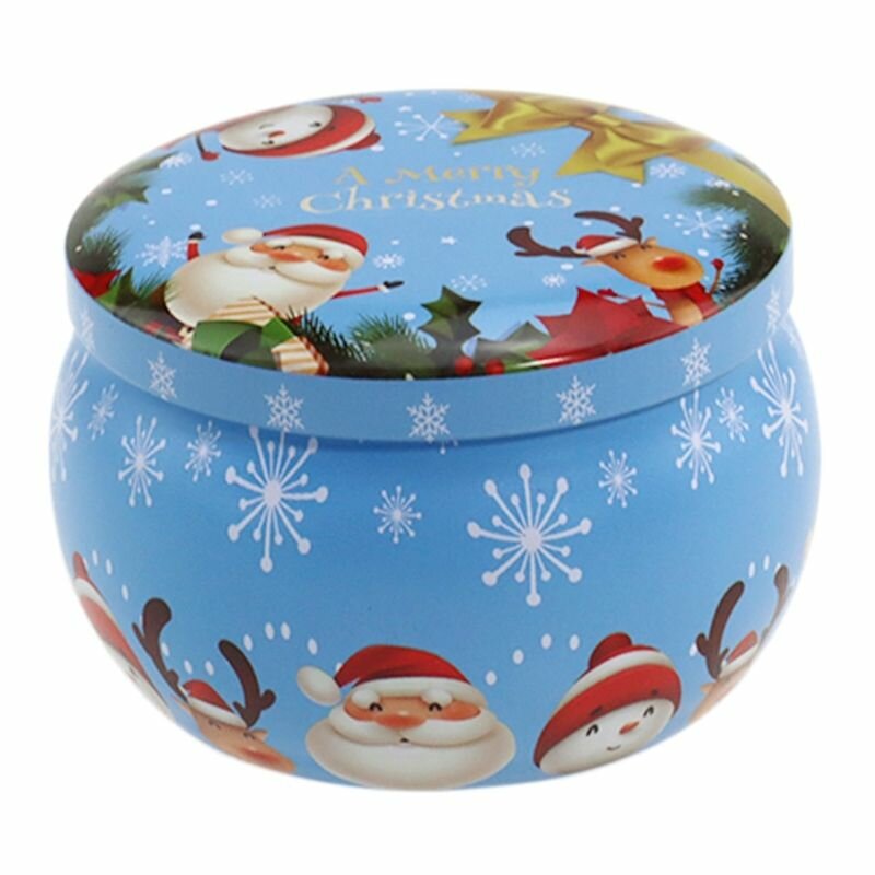 Металлические банки для свечей с крышками, - 8