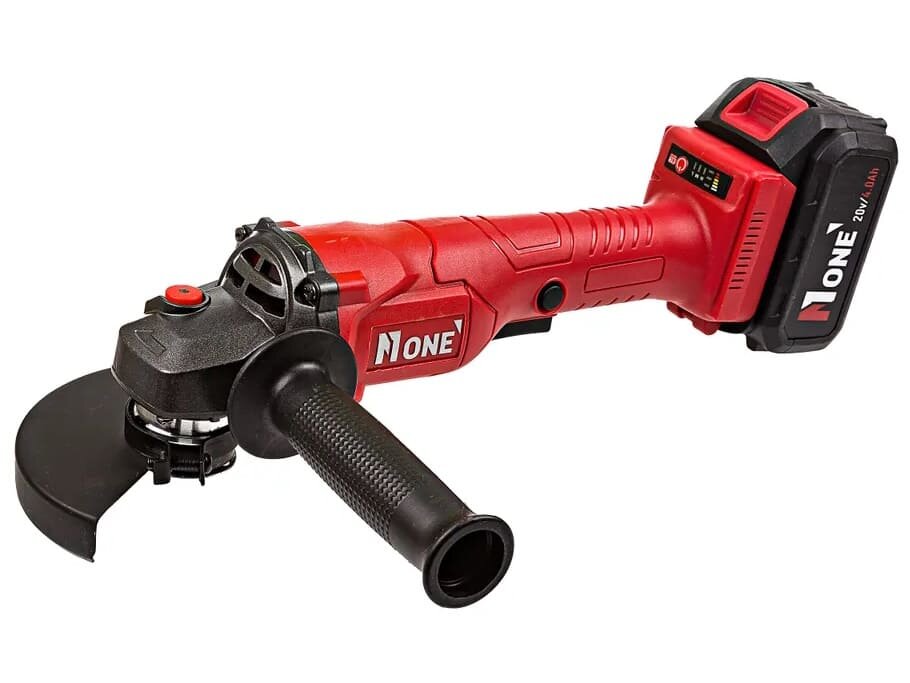 Аккумуляторная угловая шлифмашина Number One AG125-20/4.0-PRO (20 В, 4 А·ч, 1 АКБ, 125 мм)