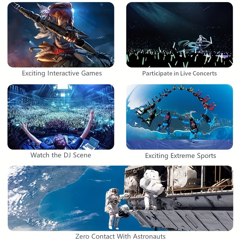 3D VR-очки, воспроизведение 3D видео путем подключения к вашему телефону