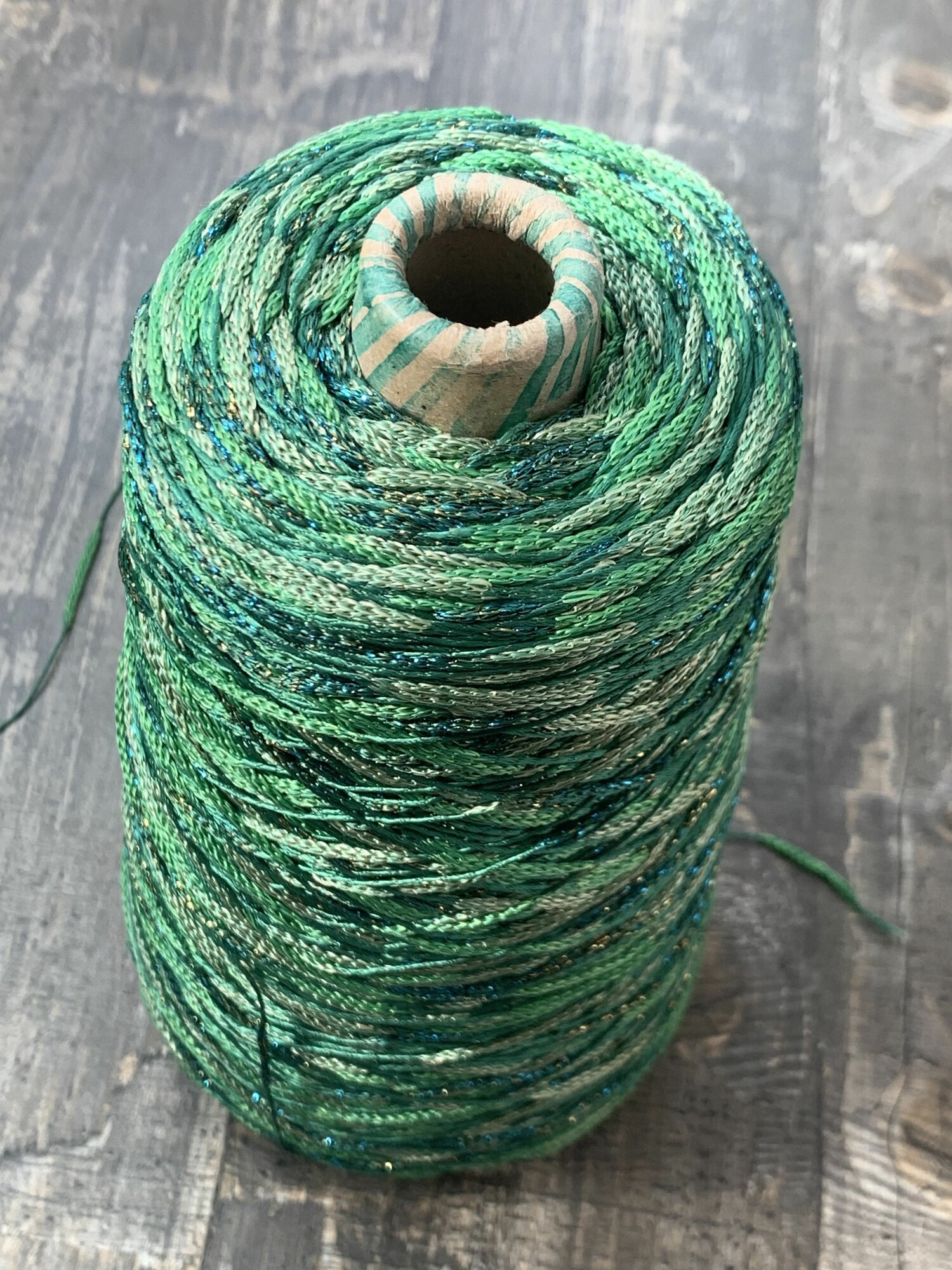 Пряжа Miroglio Enchant вискоза Малахитовый