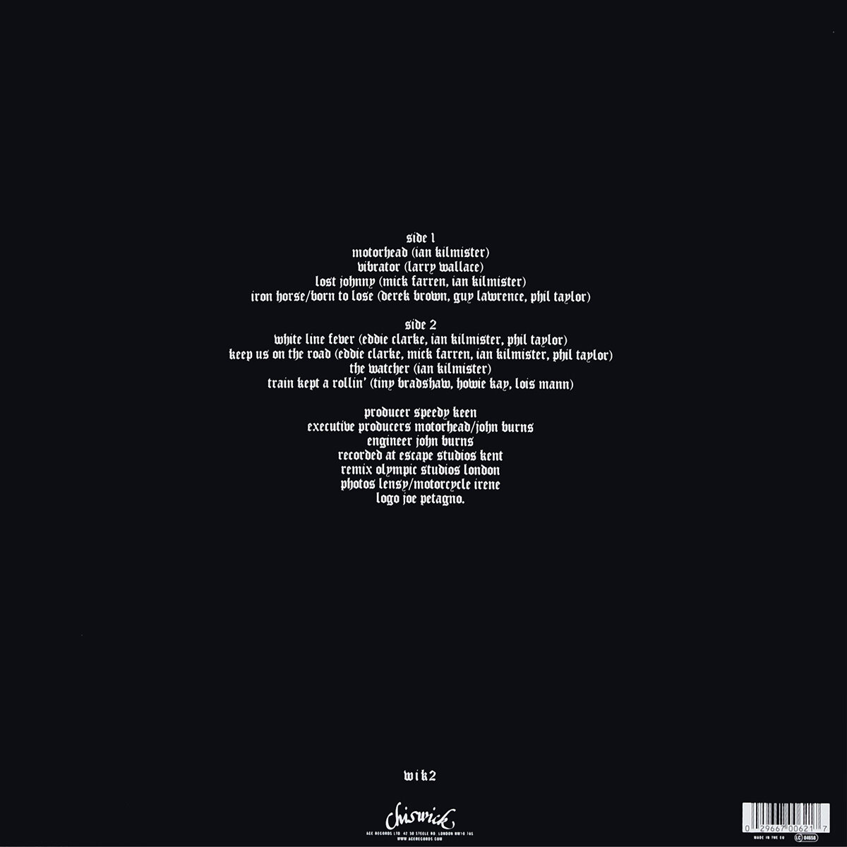 Motorhead. Motorhead (LP/винил) — фото 1
