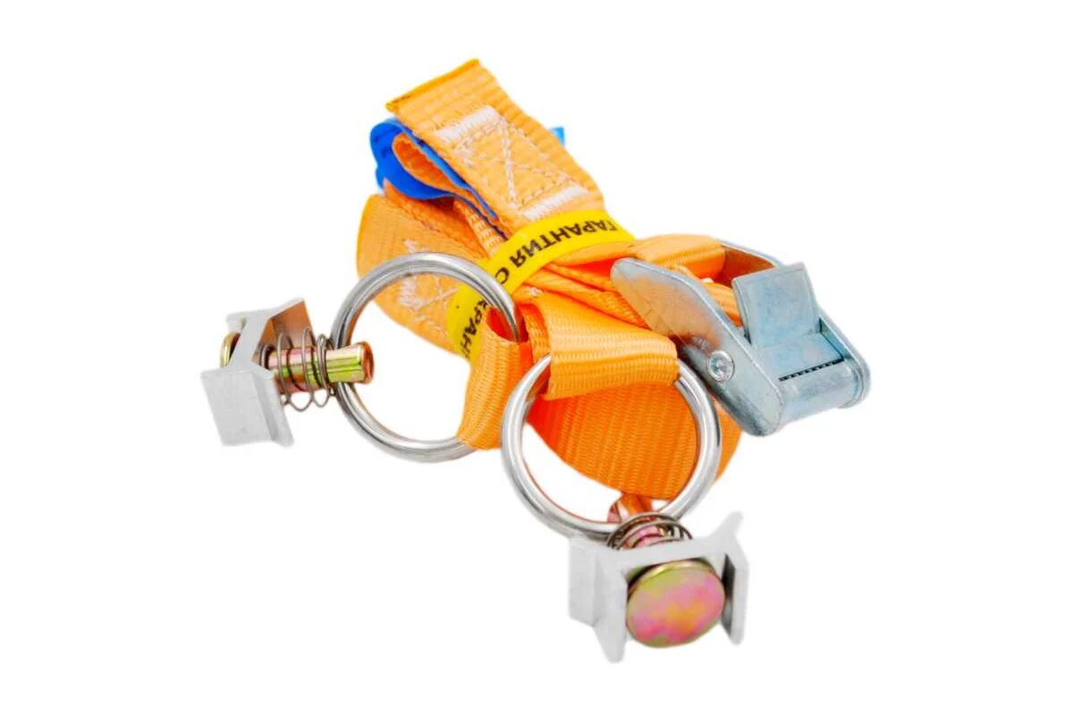 Ремень стяжной UVE с пружинным замком 3 м 25 мм фитинг RS2-25-500-3-fit для стяжки грузов