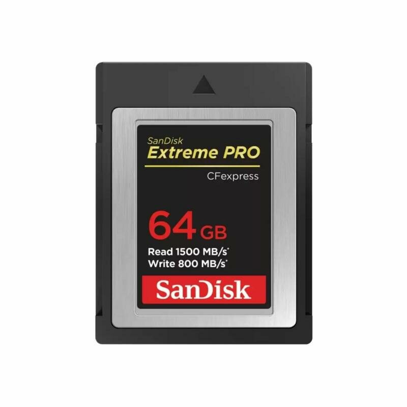 Карта памяти Sandisk 64Gb CFexpress Extreme PRO Type B (1500R/800W) (SDCFE-064G)
