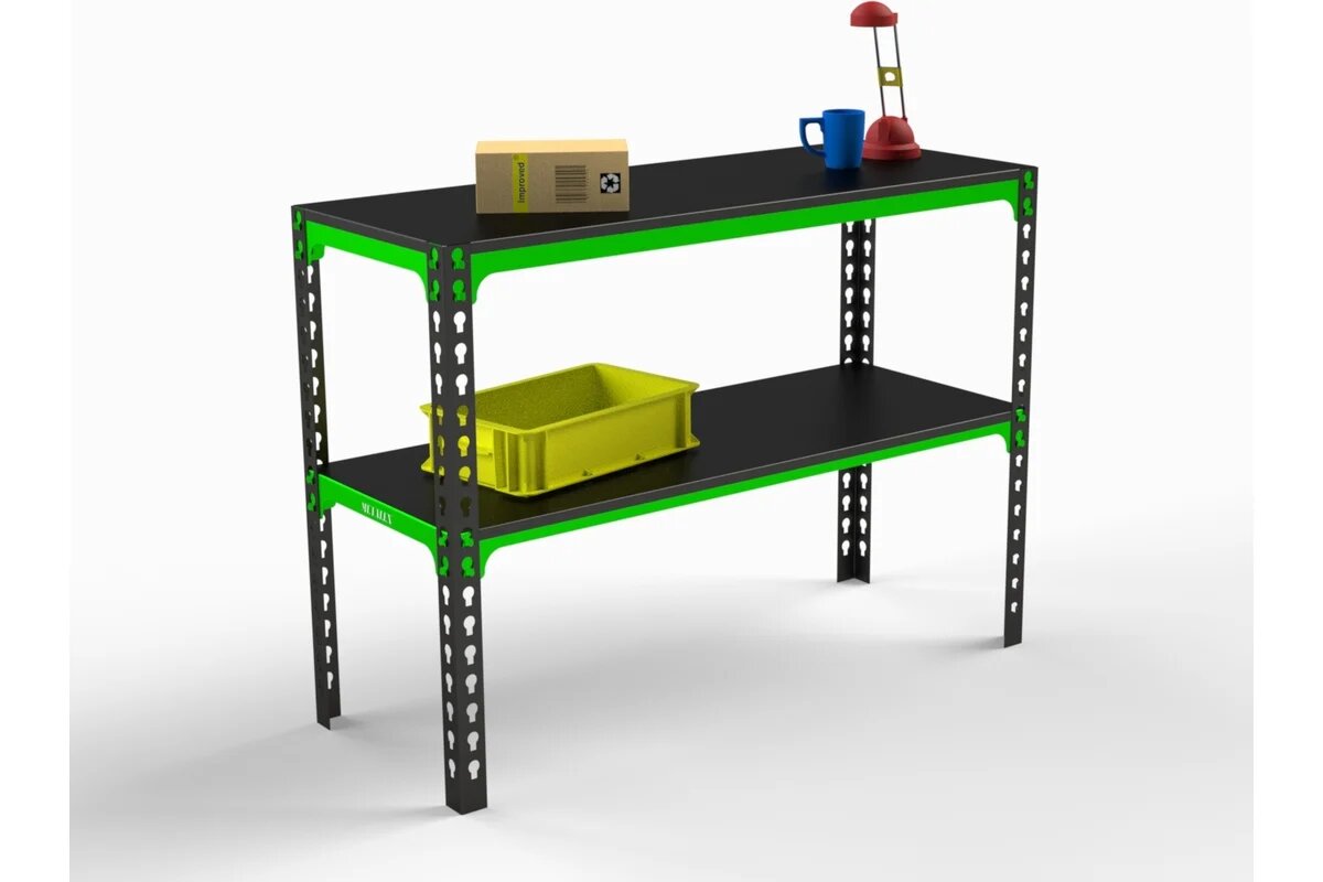 ООО Металекс Стол-верстак 950x1000x400 (одна полка) SVPI951040