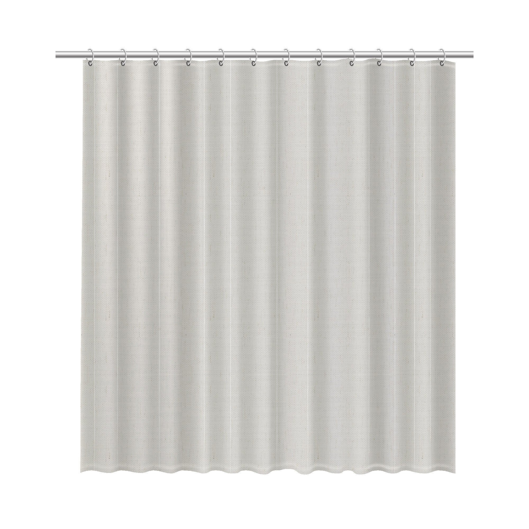 Штора для ванной Fixsen Village FX-1513 180x200 см полиэстер цвет бежевый