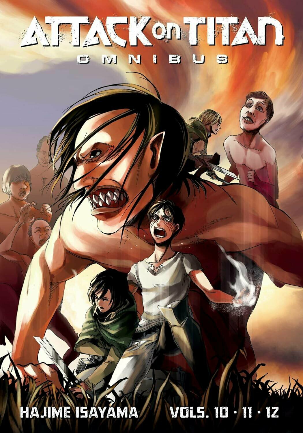 Hajime Isayama. Attack on Titan Omnibus 4 (Vol. 10-12) (Hajime Isayama) Атака Титанов Омнибус 4 (Том 10-12) (Хадзимэ Исаяма) / Книги на английском