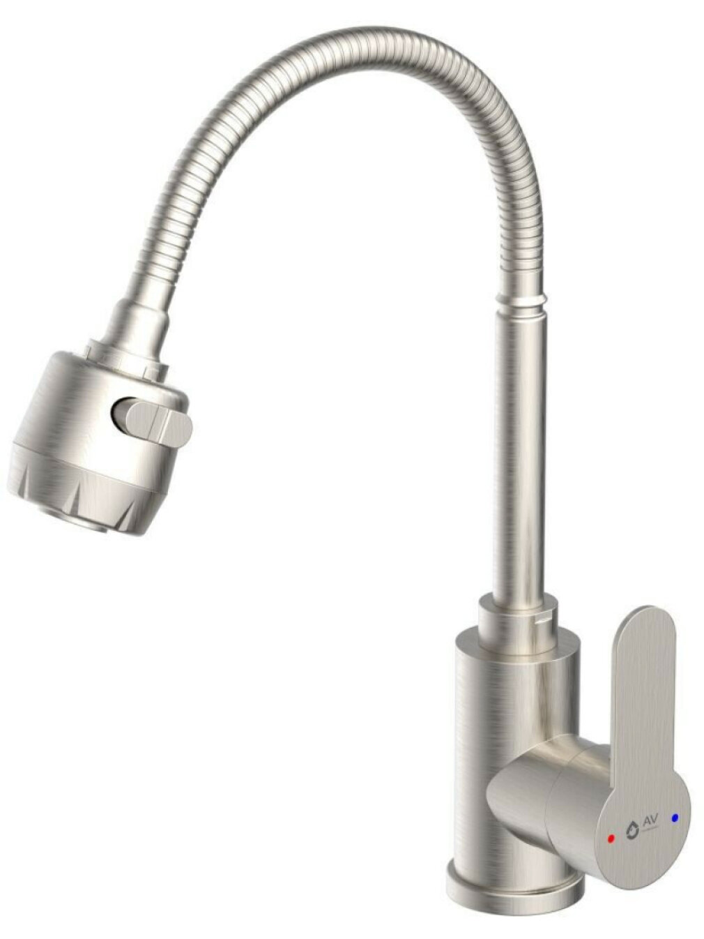 Смеситель для кухни AV ENGINEERING Zar гибкий излив сатин (AVZAR4-A304-802)