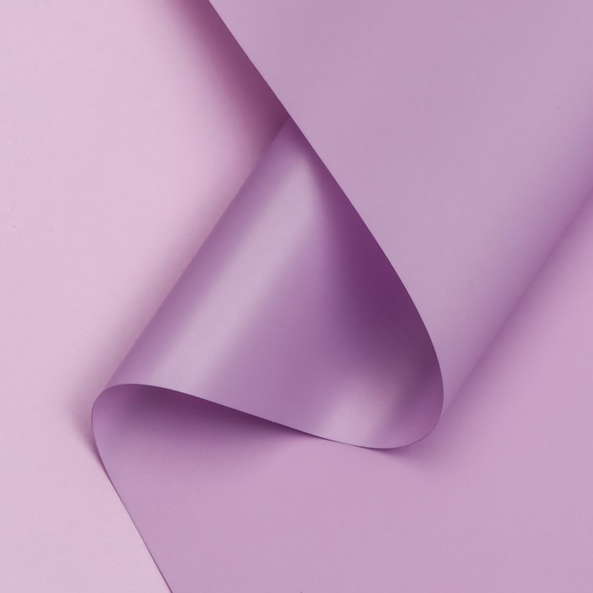 Пленка упаковочная для цветов, матовая, сиреневая, 0,57 х 10 м