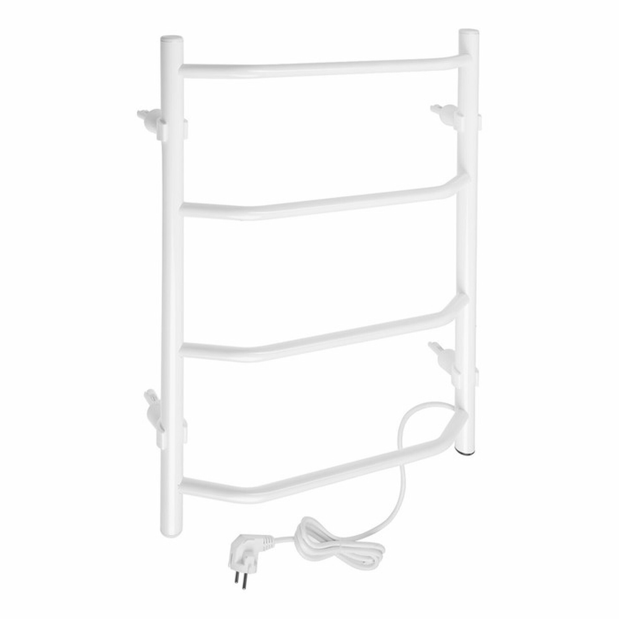 Полотенцесушитель электрический ZEIN PE-05, "Виктория", 400х600 мм, 4 перекладины, белый