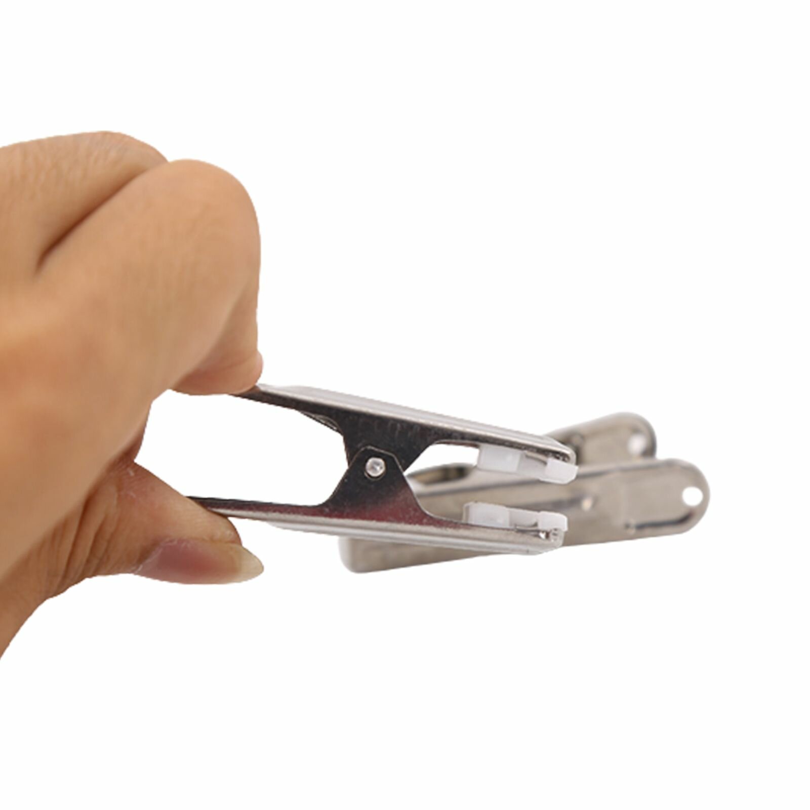 Прищепки для белья из нержавеющей стали, универсальные зажимы для одежды, веревок, пакетов и документов, компактные и долговечные