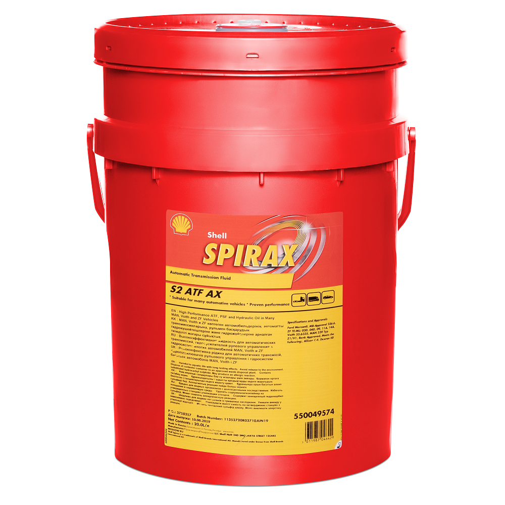 Трансмиссионное Масло Shell Spirax S2 ATF AX 20Л