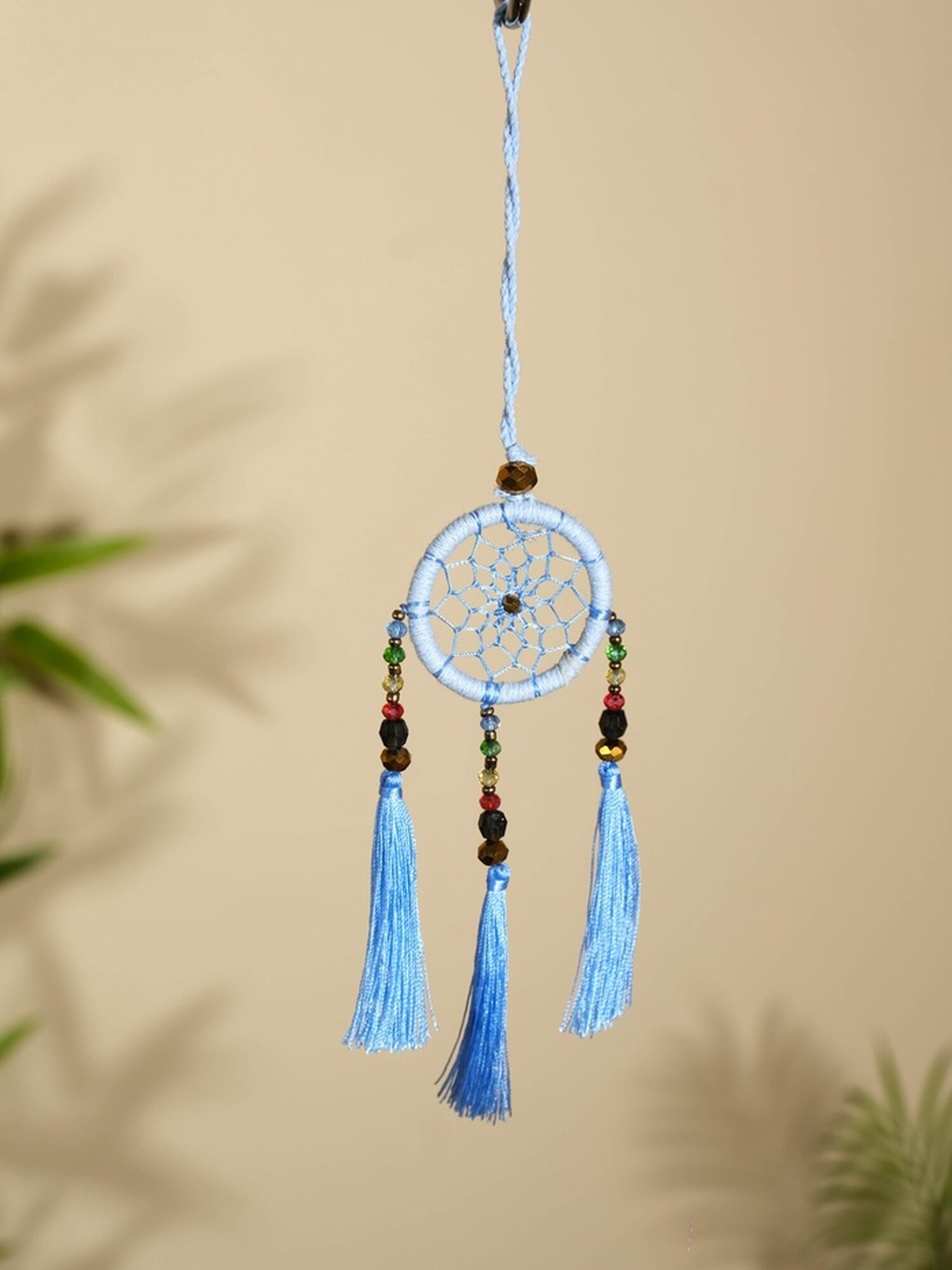 Ловец снов Сима-ленд, морской, голубой, текстиль, пластик, 4x20 см