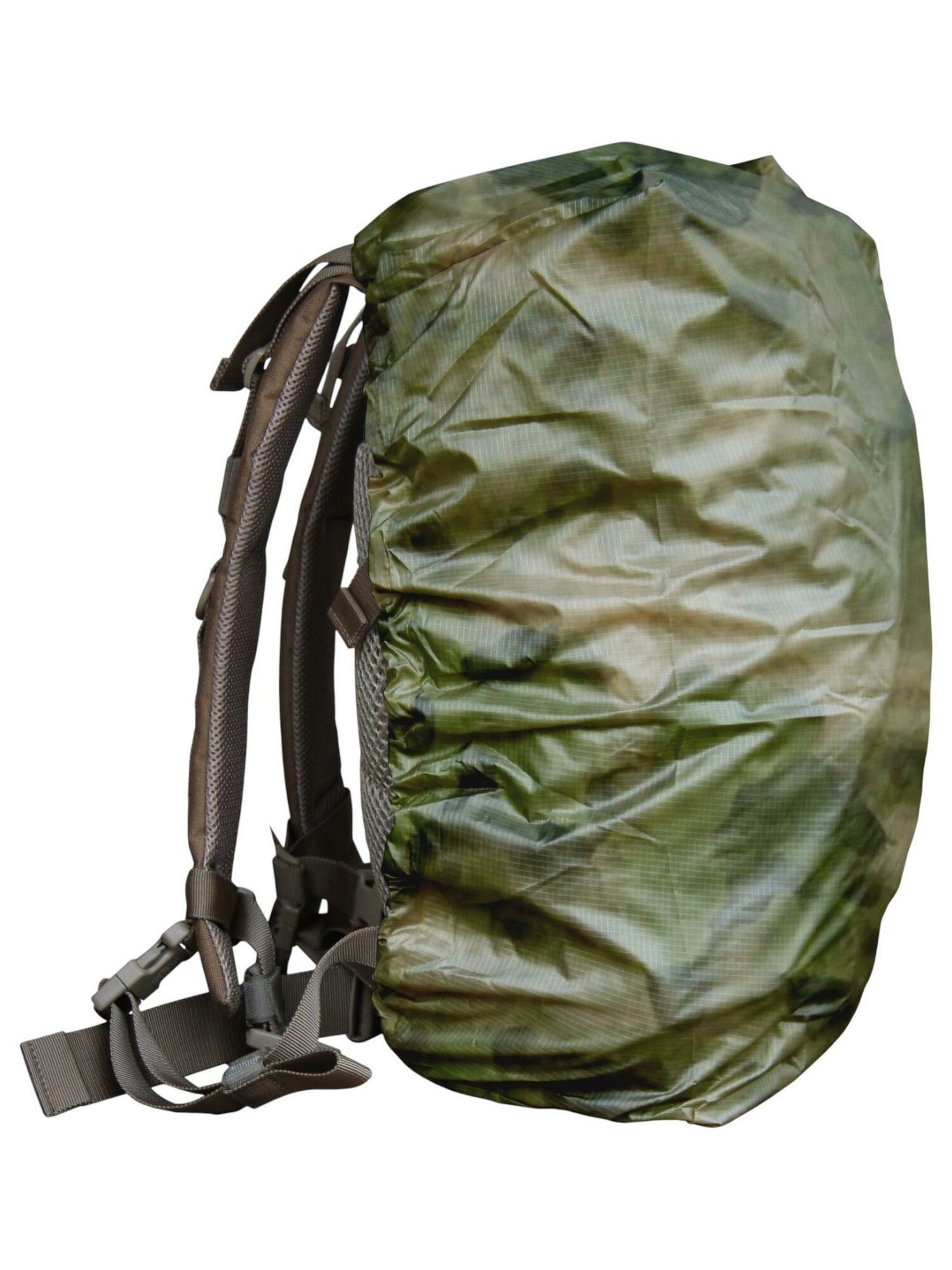 Чехол (накидка) от дождя для рюкзака / Камуфляж (Степь) / XS