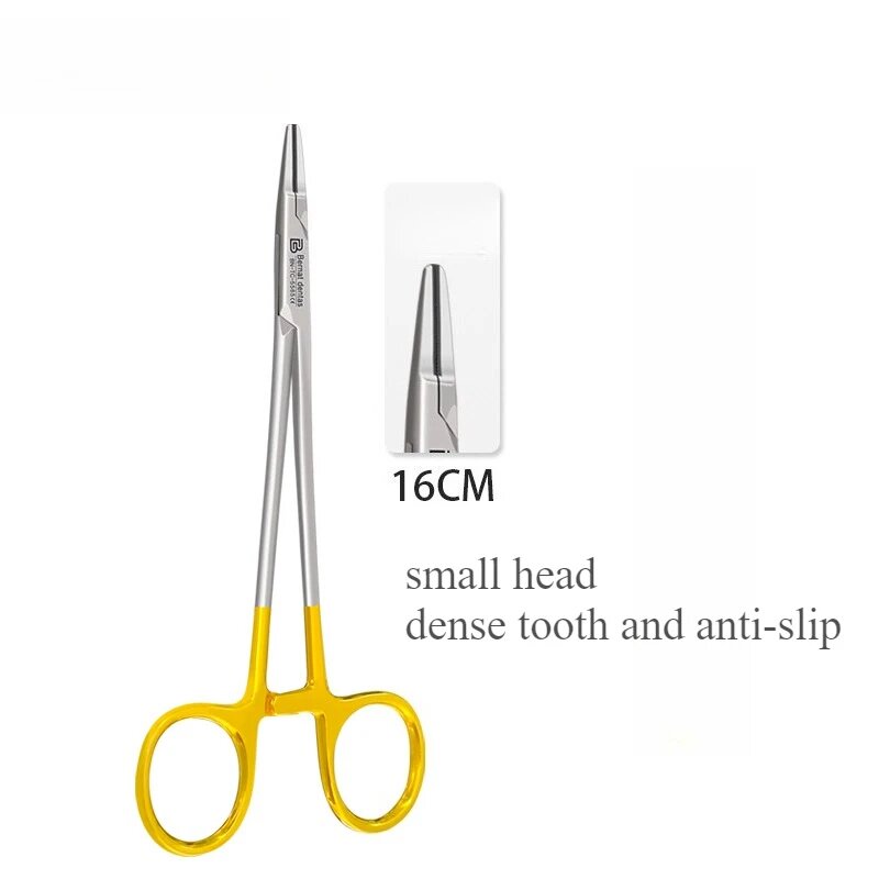 Стоматологические иглодержатели Xebaly 14/16 см из нержавеющей стали 16cm S with TC inlay