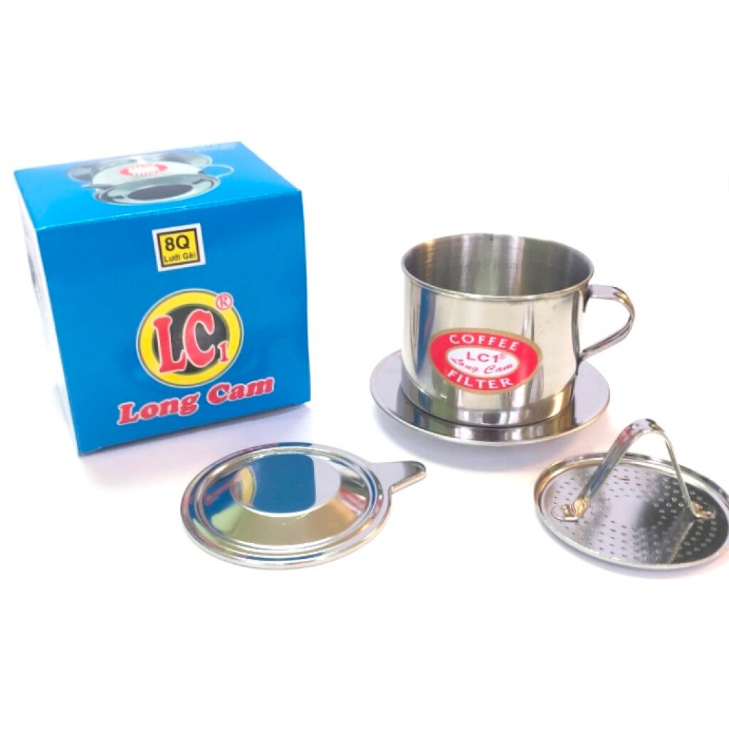 Пресс-фильтр Long Cam 8Q для вьетнамского кофе, нержавеющая сталь, 210мл