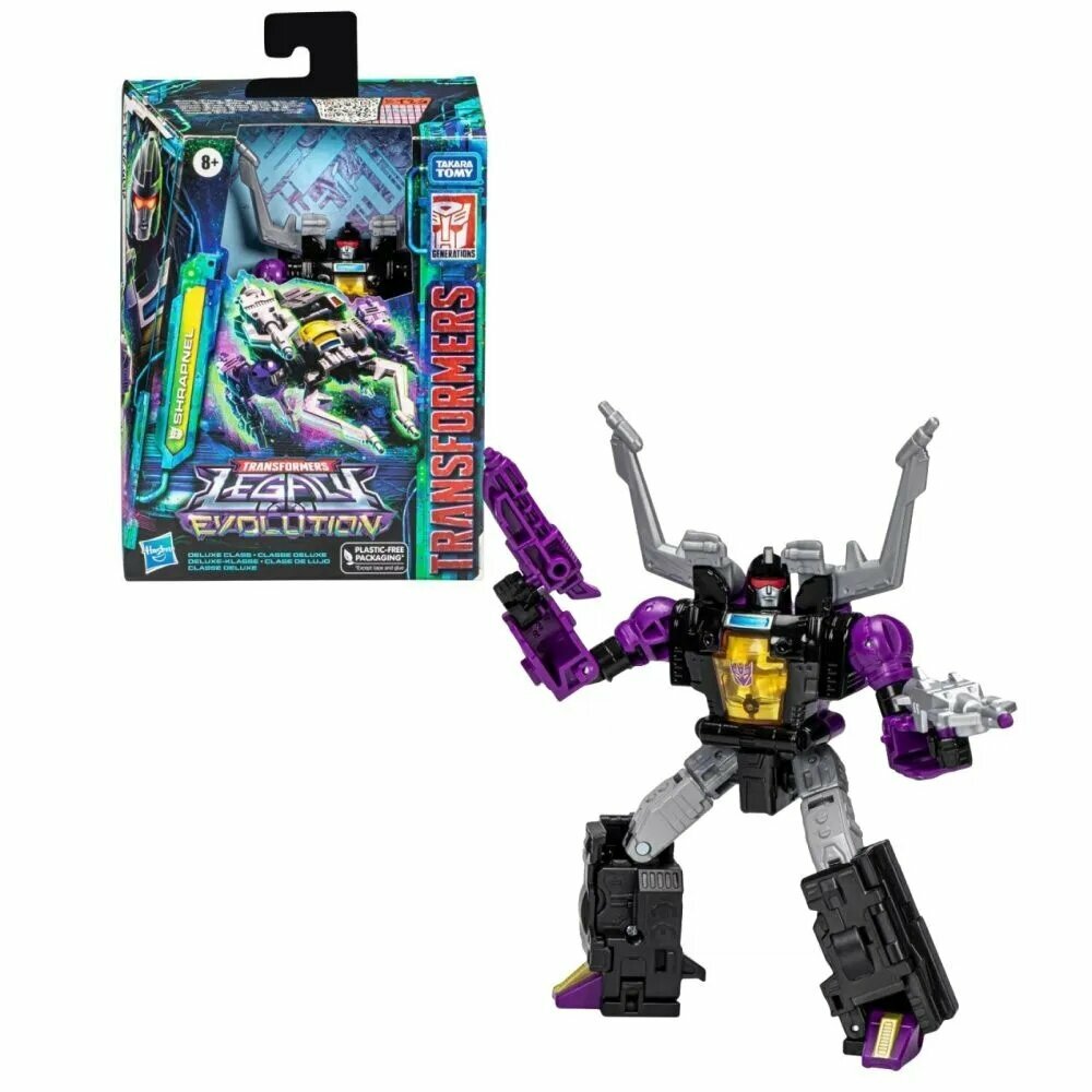 Hasbro Фигурка трансформера Legacy Evolution Deluxe Shrapnel, преобразующая осколки (5,5 дюйма) F7192