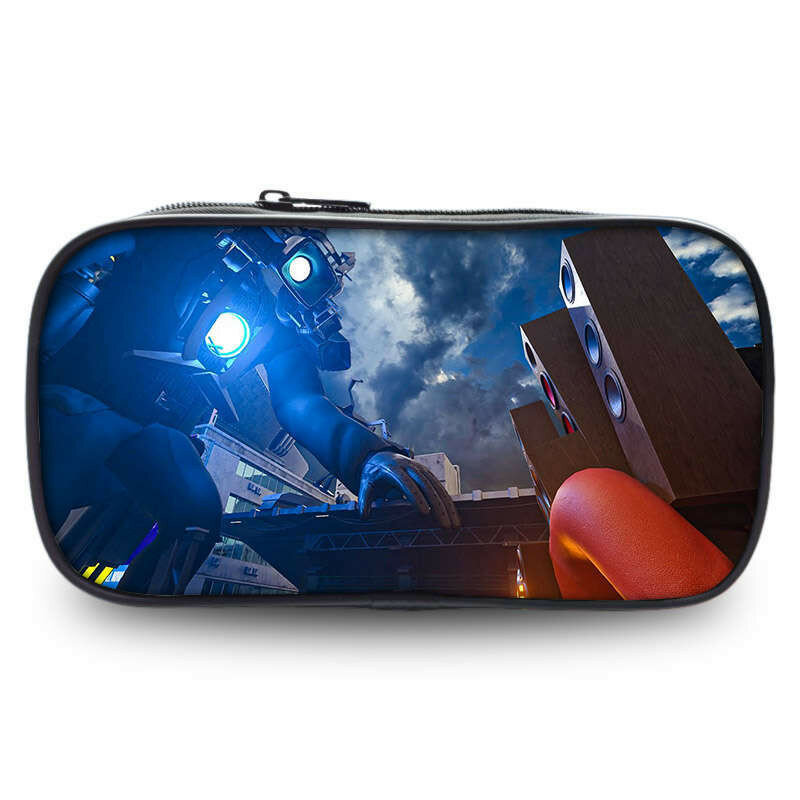 Пенал анд фун хай-кьюти титан с дизайном туалетного мужчины для креативных студентов стилеc