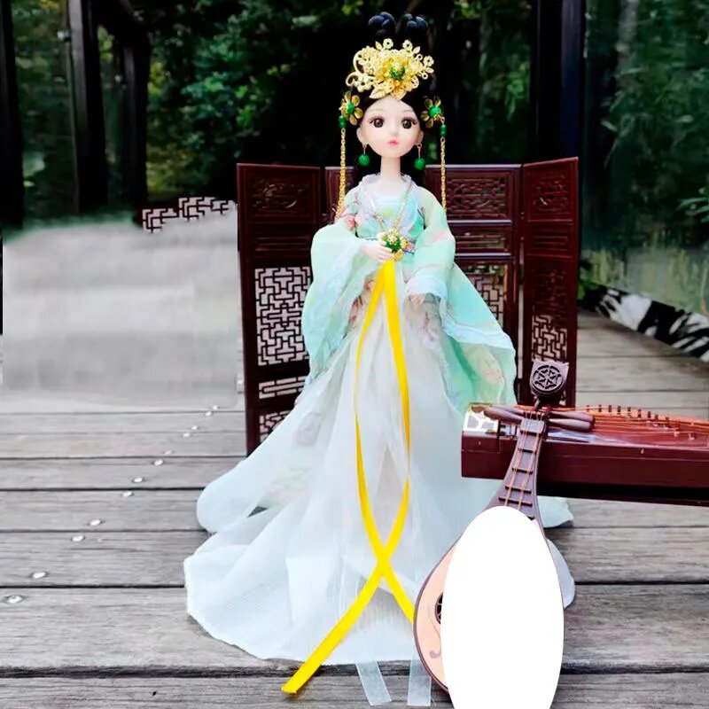 Китайская кукла ханьфу 30 см 2, Whole Doll