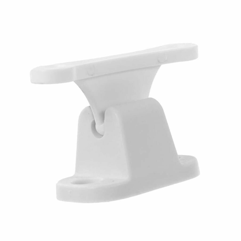 Ограничитель двери нейлоновый (2 шт.), Белый - Квадратный