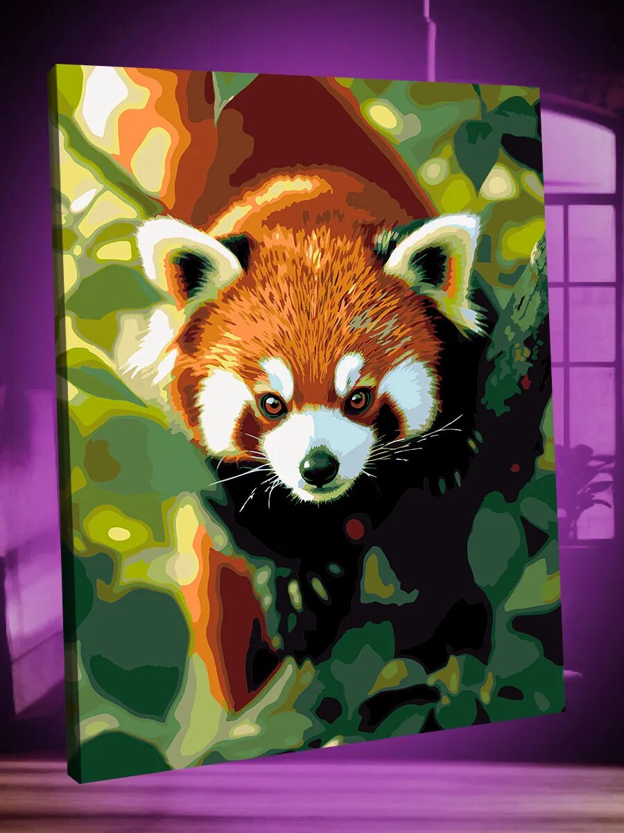 Картина по номерам Панда