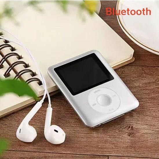 MP3-плеер,128 ГБ, Bluetooth, Вставная карта памяти