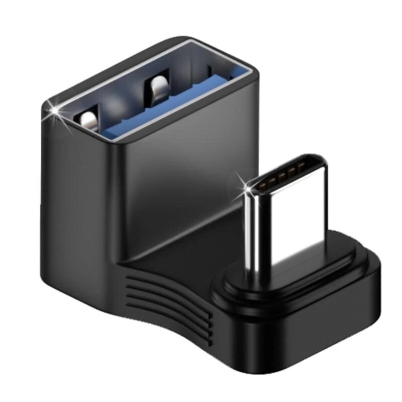 Адаптер USB C 180 градусов U-образный конвертер OTG типа C U-образный разъем USB C 3,0 для ноутбука, планшета, U-образного карт