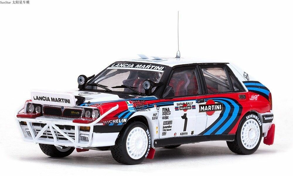 VITESSE Модель автомобиля из литого под давлением сплава в масштабе 1:43 Lancia Delta Rally Car