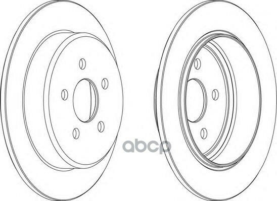 Тормозной диск Ferodo арт. DDF1026
