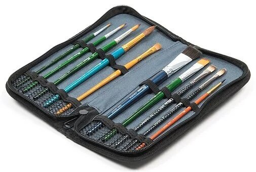 Pinax Пенал для кистей на молнии, для кистей на короткой ручке, малый