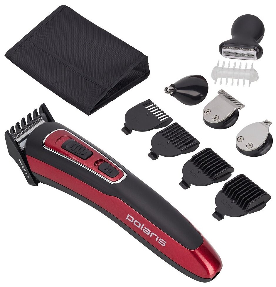 Триммер Polaris PHC 3019RC Черный красный