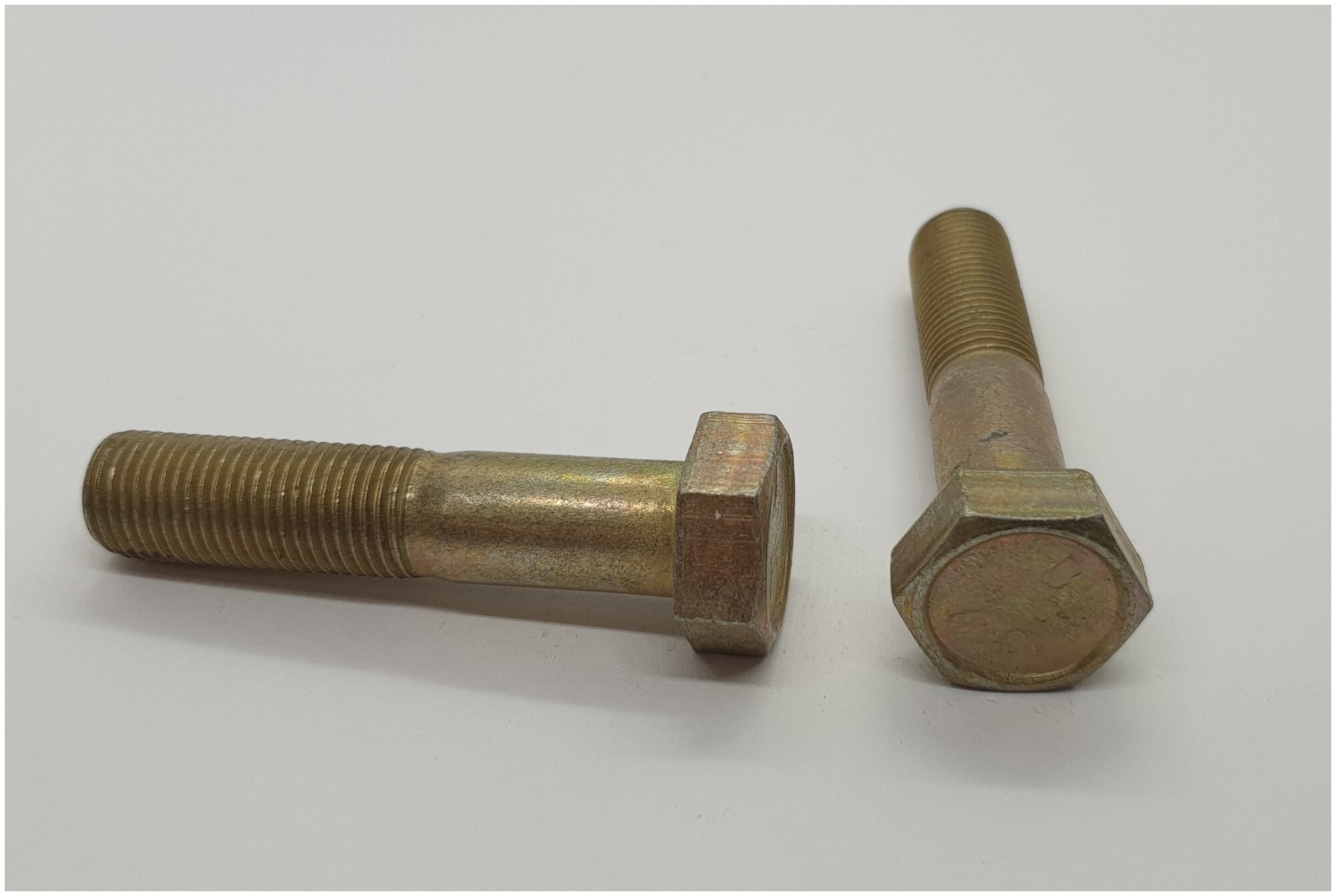 Болт DIN 931 (933) М 12х55 прочность 8.8 шаг 1,25 цинк, 6 шт