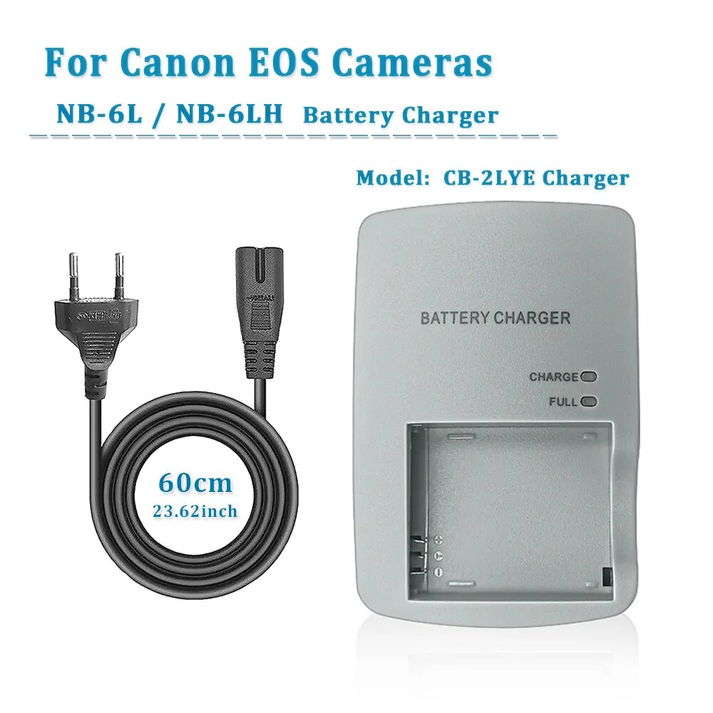 CB-2LYE CB2LYE зарядное устройство для Canon NB-6L NB-6LH Пригодная батарея, SX170 SX240 SX260 SX270 SX275 SX280 SX500 SX510