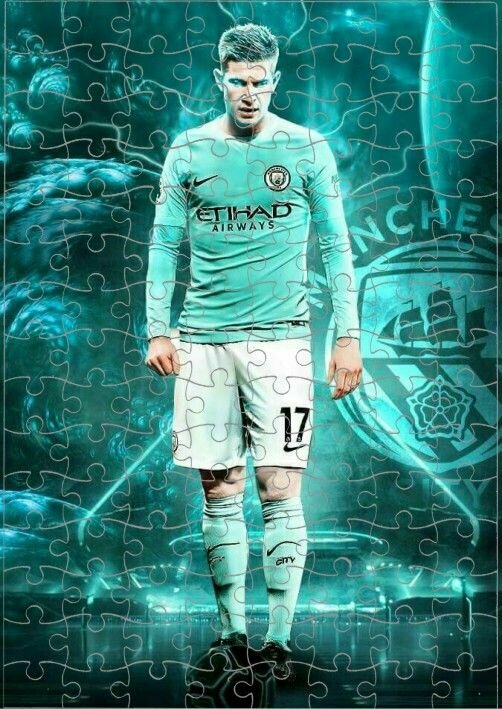 Пазл GOODbrelok А4 Манчестер Сити, Manchester City - 0004