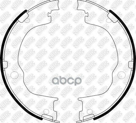 Колодки тормозные CHEVROLET Captiva (06-) задние барабанные (4шт.) NIBK NiBK арт. FN0667