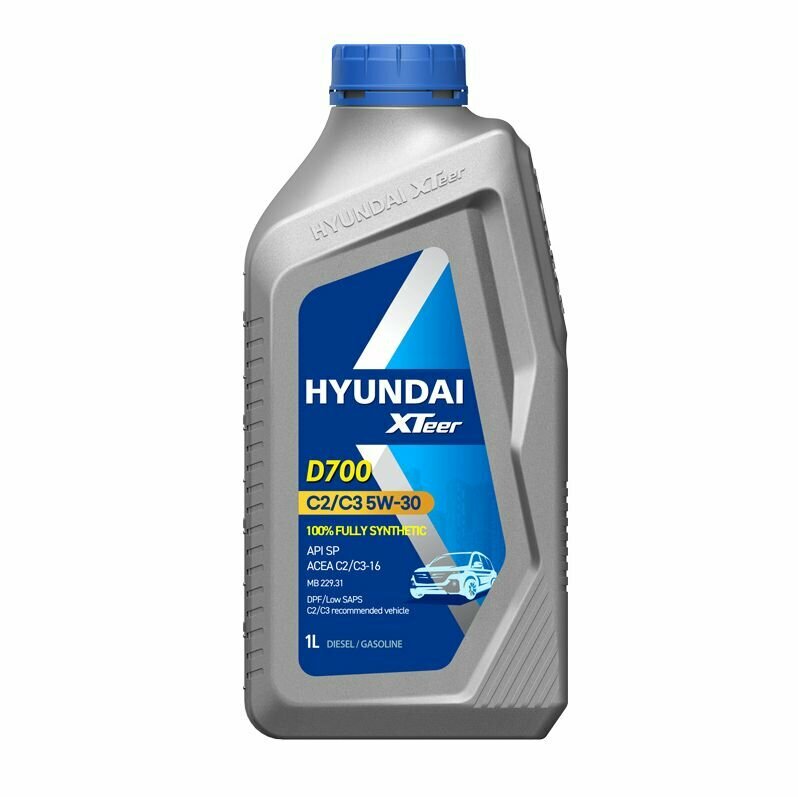 Hyundai XTeer D700 C2/C3 5W-30 Масло моторное, Минеральное, 1 л