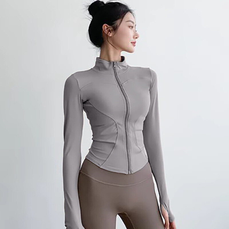 Топ для йоги Lulu, быстросохнущая спортивная куртка, женская тренировочная футболка с длинным рукавом, одежда для бега и фитнеса на открытом воздухе.